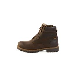 Camel Active Schn&uuml;rschuhe aus echtem Leder in Dunkelbraun | Gr.: 41