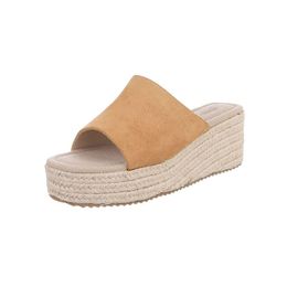 Ital-Design Sandale & Sandalette in Camel und Beige | Gr.: 38