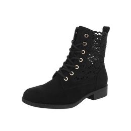 Ital-Design Stiefelette in Schwarz | Gr.: 36
