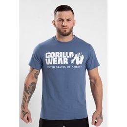 Gorilla Wear Klassisches T-Shirt - Coronet Blau | Gr.: S