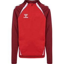 Hummel Halbrei&szlig;verschluss Jacke Daumenl&ouml;cher Hmllead Kinder in TRUE RED/MAROON | Gr.: 128