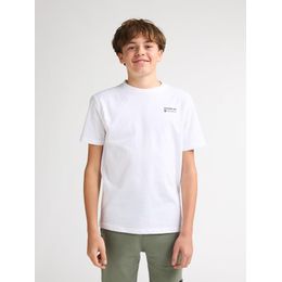 PETROL INDUSTRIES T-Shirt mit R&uuml;ckenprint Charro in Wei&szlig; | Gr.: 128