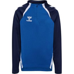 Hummel Halbrei&szlig;verschluss Jacke Daumenl&ouml;cher Hmllead Kinder in TRUE BLUE/MARINE | Gr.: 140