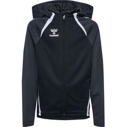 Hummel Rei&szlig;verschluss Jacke Daumenl&ouml;cher Hmllead Kinder in BLACK/ASPHALT | Gr.: 128