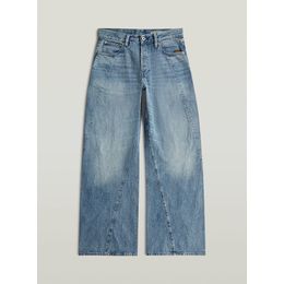 G-Star Raw Regular-fit-Jeans G-STAR "Contor Wide Jeans", Damen, Gr. 27, L&auml;nge 30, faded sea bay, Jeans
