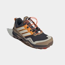Wanderschuh adidas terrex "TERREX SKYCHASER GORE-TEX", Damen, Gr. 46, carbon, sanftes wei&szlig;, pure tangerine, Synthetik, Textil, Schuhe Wanderschuh, wasserdicht