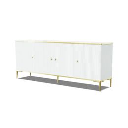 H&ouml;ffner Sideboard wei&szlig; Ma&szlig;e (cm): B: 182 H: 73 &raquo; H&ouml;ffner