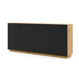 H&ouml;ffner Sideboard schwarz Ma&szlig;e (cm): B: 198 H: 89 &raquo; H&ouml;ffner