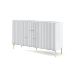 H&ouml;ffner Sideboard wei&szlig; Ma&szlig;e (cm): B: 150 H: 87 &raquo; H&ouml;ffner