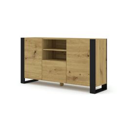 H&ouml;ffner Sideboard holzfarben Ma&szlig;e (cm): B: 158 H: 84 &raquo; H&ouml;ffner