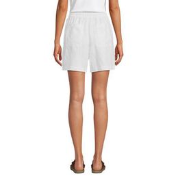 LANDS' END Leinen-Schlupfshorts, Damen,  Blau, Leinen, by Lands' End