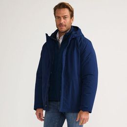 LANDS' END Isolierte, wasserdichte 3-in-1-Jacke Squall, Herren,  Blau, Polyester/Nylon, by Lands' End