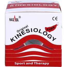 Nasara Kinesiologie Tape 5 cmx5 m rot 1 St