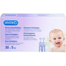 Alvita physiologische Kochsalzl&ouml;sung Ampullen 30X5 ml