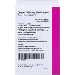 Omacor Weichkapseln 100 St