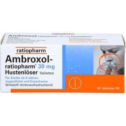 AMBROXOL-ratiopharm 30 mg Hustenl&ouml;ser Tabletten 50 St