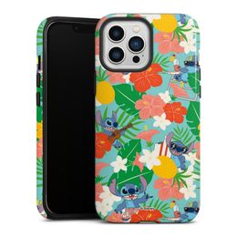 DeinDesign iPhone 13 Pro Max Handy Panzer Handyh&uuml;lle robuste Outdoor H&uuml;lle Schutzh&uuml;lle gl&auml;nzend Lilo & Stitch Movie Disney Tough Case