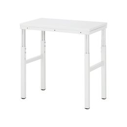 Rau Basis-Arbeitstisch Melamin BxTxH 700x500x650-1000mm (E-B-AT-0700-500M.12)