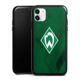DeinDesign iPhone 11 Handy Silikon H&uuml;lle Case schwarz Handyh&uuml;lle Sv Werder Bremen Coat Of Arms Official Licensed Product