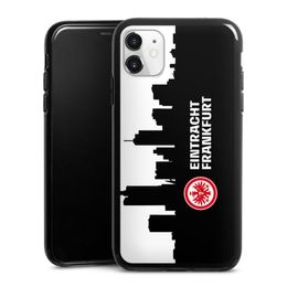 DeinDesign iPhone 11 Handy Silikon H&uuml;lle Case schwarz Handyh&uuml;lle Eintracht Frankfurt Official Licensed Product Sge