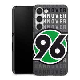 DeinDesign Galaxy S23 Handy Premium Case Smartphone Handyh&uuml;lle Schutzh&uuml;lle matt H96 Hannover 96 Official Licensed Product Premium Case