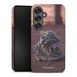 DeinDesign Galaxy S25 Handy Panzer Handyh&uuml;lle robuste Outdoor H&uuml;lle Schutzh&uuml;lle matt The Child Star Wars Baby Yoda Tough Case