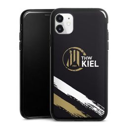 DeinDesign iPhone 11 Handy Silikon H&uuml;lle Case schwarz Handyh&uuml;lle Logo Handball Thw Kiel