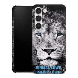 DeinDesign Galaxy S23 Handy Premium Case Smartphone Handyh&uuml;lle Schutzh&uuml;lle matt Official Licensed Product Tsv 1860 M&uuml;nchen Lion Premium Case