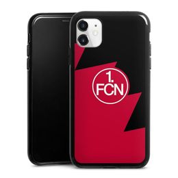 DeinDesign iPhone 11 Handy Silikon H&uuml;lle Case schwarz Handyh&uuml;lle Merchandise 1. Fcn 1. Fc N&uuml;rnberg