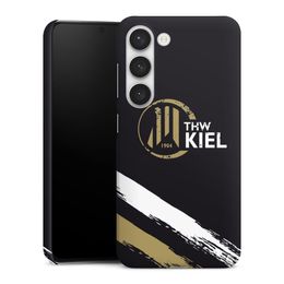 DeinDesign Galaxy S23 Handy Premium Case Smartphone Handyh&uuml;lle Schutzh&uuml;lle matt Logo Handball Thw Kiel Premium Case