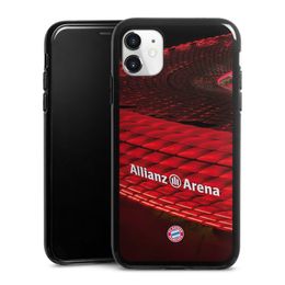 DeinDesign iPhone 11 Handy Silikon H&uuml;lle Case schwarz Handyh&uuml;lle Stadium Fc Bayern M&uuml;nchen Fcb