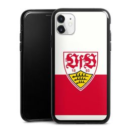 DeinDesign iPhone 11 Handy Silikon H&uuml;lle Case schwarz Handyh&uuml;lle Logo Official Licensed Product Vfb Stuttgart