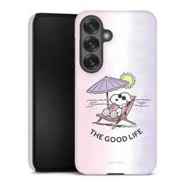DeinDesign Galaxy S25 Handy Panzer Handyh&uuml;lle robuste Outdoor H&uuml;lle Schutzh&uuml;lle matt Snoopy Official Licensed Product Peanuts Tough Case
