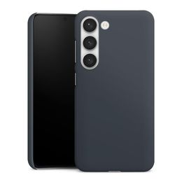 DeinDesign Galaxy S23 Handy Premium Case Smartphone Handyh&uuml;lle Schutzh&uuml;lle matt Anthracite Grey Unicoloured Premium Case