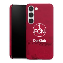 DeinDesign Galaxy S23 Handy Premium Case Smartphone Handyh&uuml;lle Schutzh&uuml;lle matt Official Licensed Product 1. Fc N&uuml;rnberg Bundesliga Premium Case