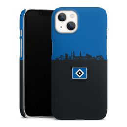 DeinDesign iPhone 13 Handy Premium Case Smartphone Handyh&uuml;lle Schutzh&uuml;lle matt Hsv Skyline Hamburg Premium Case