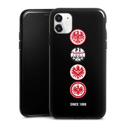 DeinDesign iPhone 11 Handy Silikon H&uuml;lle Case schwarz Handyh&uuml;lle Sge Eintracht Frankfurt Soccer