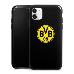 DeinDesign iPhone 11 Handy Silikon H&uuml;lle Case schwarz Handyh&uuml;lle Bvb Borussia Dortmund Logo