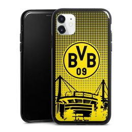 DeinDesign iPhone 11 Handy Silikon H&uuml;lle Case schwarz Handyh&uuml;lle Bvb Stadium Borussia Dortmund