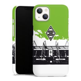 DeinDesign iPhone 13 Handy Premium Case Smartphone Handyh&uuml;lle Schutzh&uuml;lle matt Merchandise Borussia M&ouml;nchengladbach Stadium Premium Case