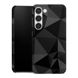 DeinDesign Galaxy S23 Handy Premium Case Smartphone Handyh&uuml;lle Schutzh&uuml;lle matt Abstract Muster Geometric Premium Case