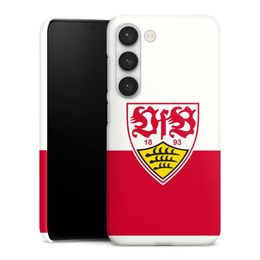 DeinDesign Galaxy S23 Handy Premium Case Smartphone Handyh&uuml;lle Schutzh&uuml;lle matt Vfb Stuttgart Logo Official Licensed Product Premium Case