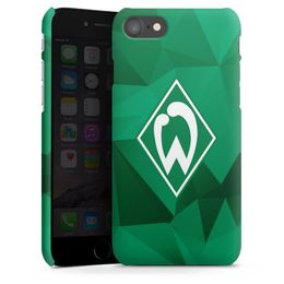 DeinDesign iPhone SE (2020) Handy Premium Case Smartphone Handyh&uuml;lle Schutzh&uuml;lle matt Official Licensed Product Camouflage Sv Werder Bremen Premium Case