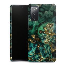 DeinDesign Galaxy S20 FE 5G Handy Premium Case Smartphone Handyh&uuml;lle Schutzh&uuml;lle matt Muster Glitzer Marble Premium Case
