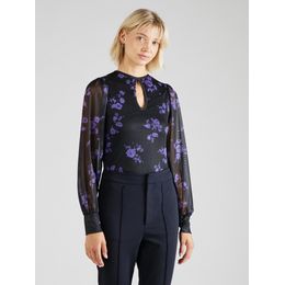 Dorothy Perkins Bluse Damen Gr&ouml;&szlig;e XL violettblau / schwarz