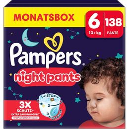 Pampers Baby Pants night Baby Dry Gr. 6 (13+ kg), Monatsbox