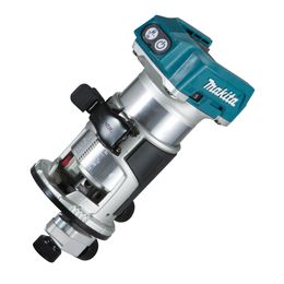 Makita Akku-Multifunktionsfr&auml;se 'DRT50ZJX2' ohne Akku, mit 3 Fr&auml;smodulen, 18 V
