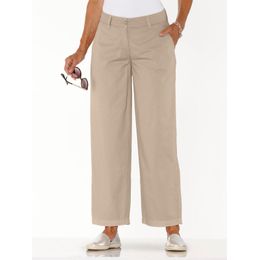 WITT Damen Culotte in Jeans-Qualit&auml;t, Baumwolle, beige, Gr&ouml;&szlig;e 52