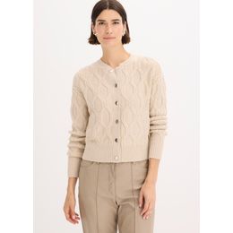 bonprix Bomberjacke mit Wollanteil, beige