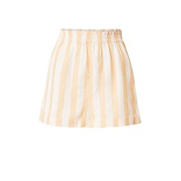 Topshop Shorts Damen Gr&ouml;&szlig;e 36 hellorange / wei&szlig;
